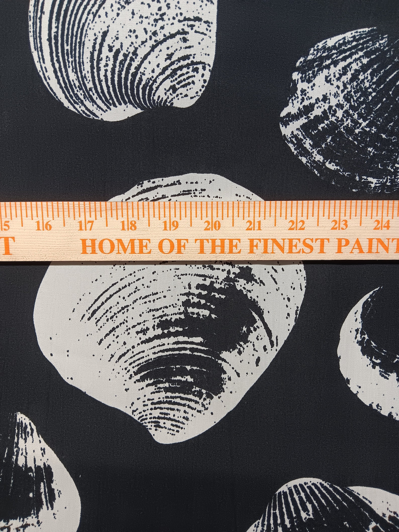 Rayon Challis Sea Shells Print Fabric by the Yard - Etsy