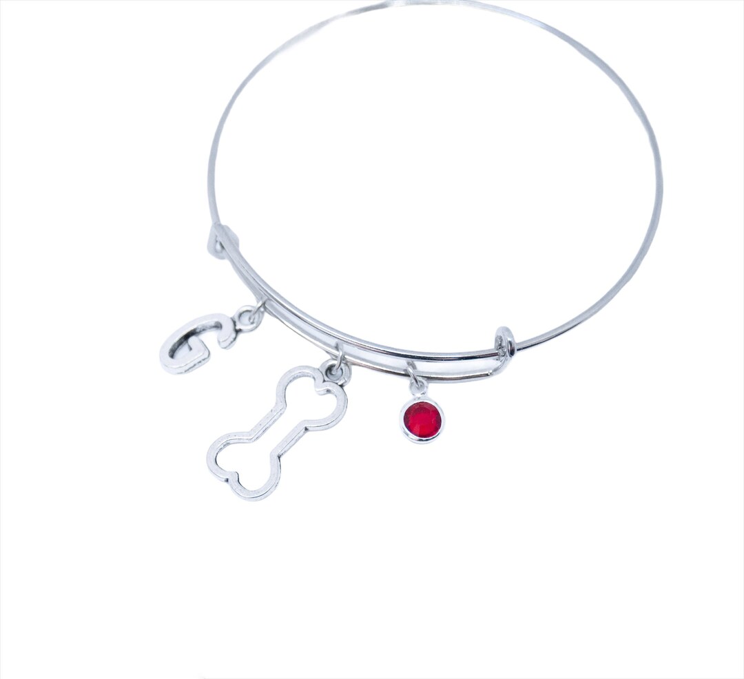 Dog Bone Bangle Dog Bracelet Dog Bangle Dog Gift Dog Lover Gift Dog ...