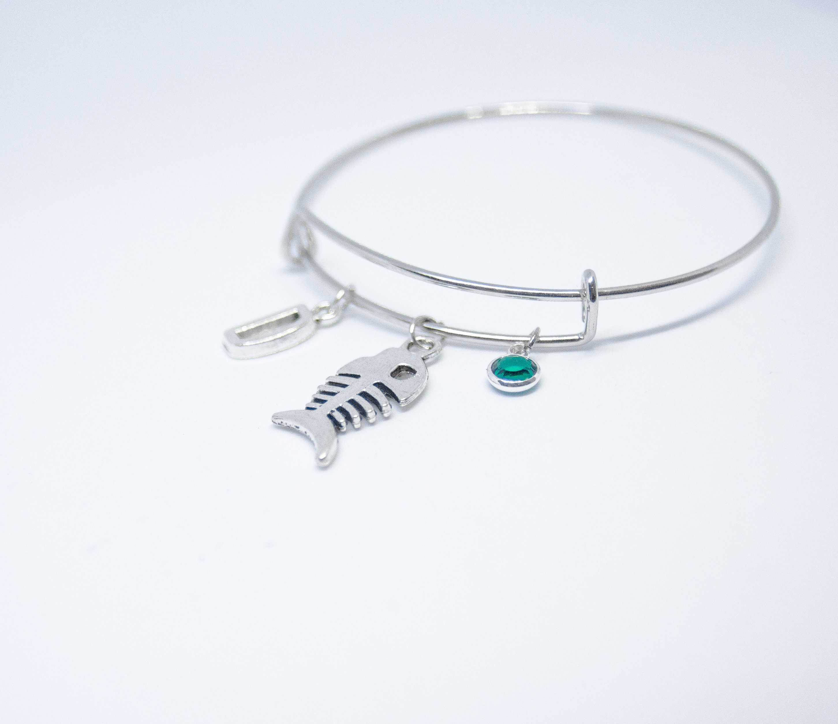 Fish Skeleton Fishermans Gift Sailor Bracelet Fish Bones Nature Lover ...