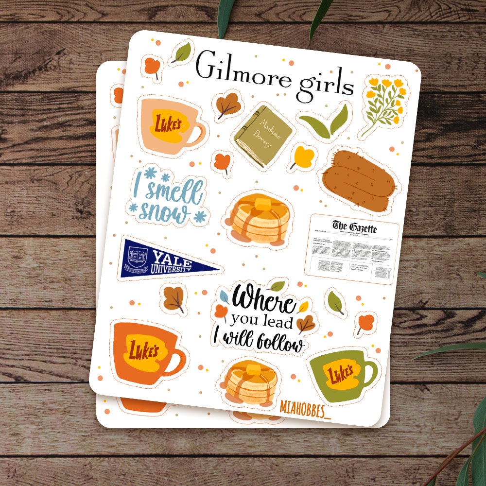 Gilmore Girls / Gilmore Girls Stickers / Gilmore Girls Sticker | Etsy