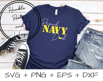 Navy Dad Svg | Etsy