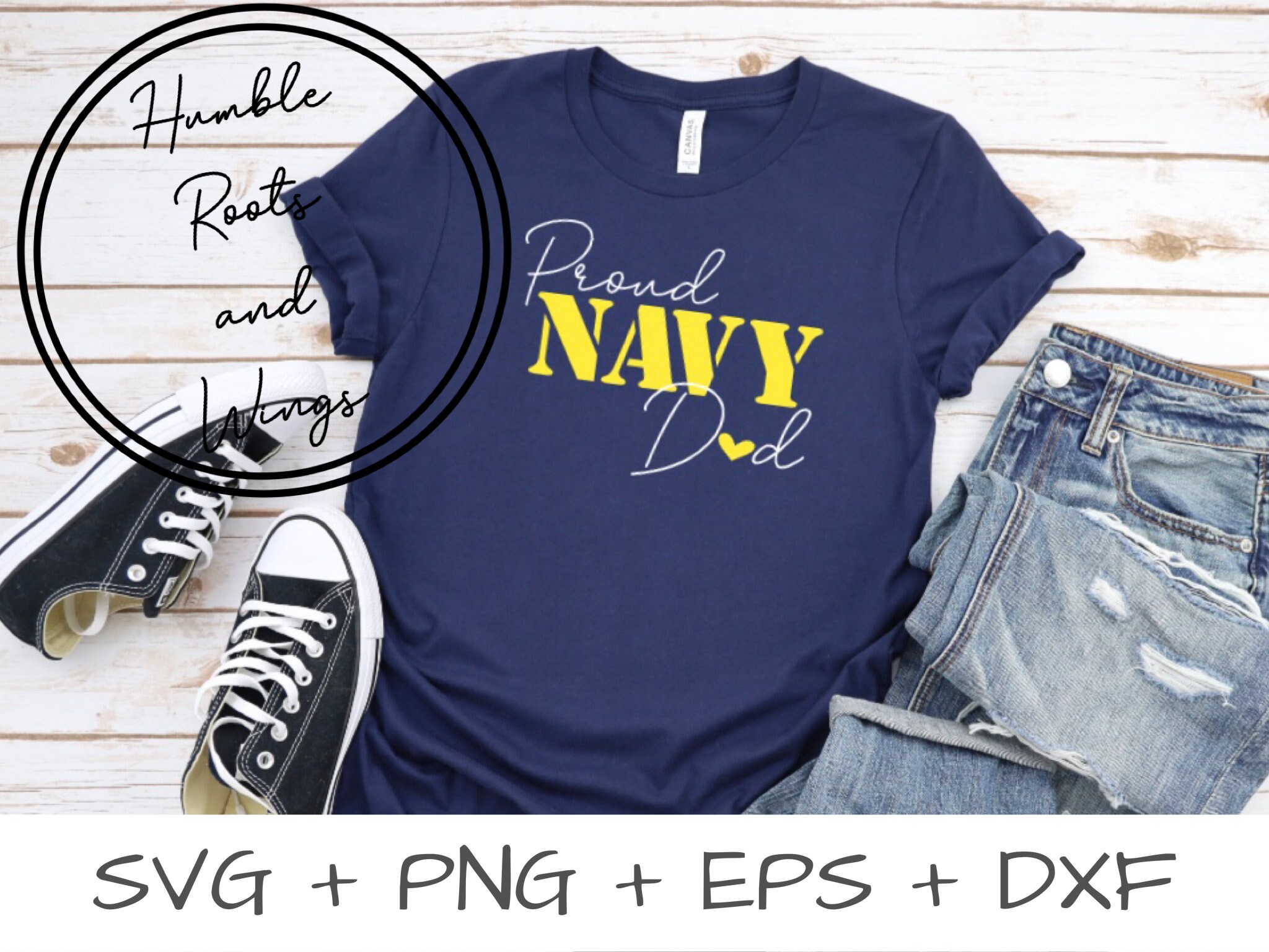 Proud Navy Dad Svg, Family Cutting File for Silhouette or Cricut, Proud ...
