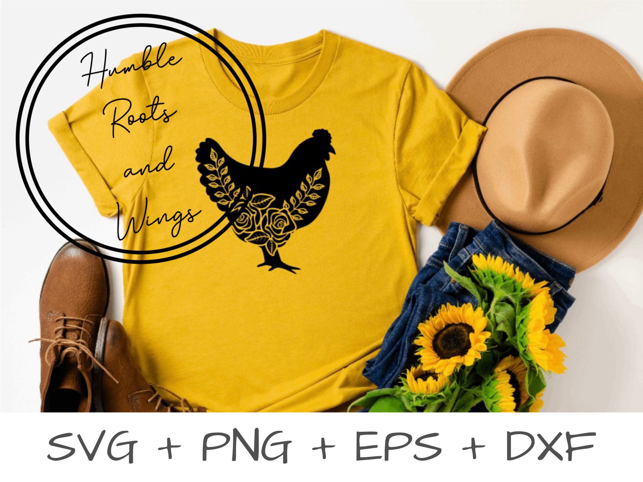 Chicken SVG cut file Hen cut file for silhouette cameo or | Etsy