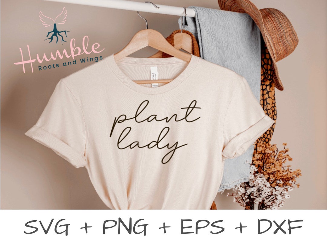 Plant Lady SVG Cut File Cute Cut File for Silhouette Cameo or Cricut ...