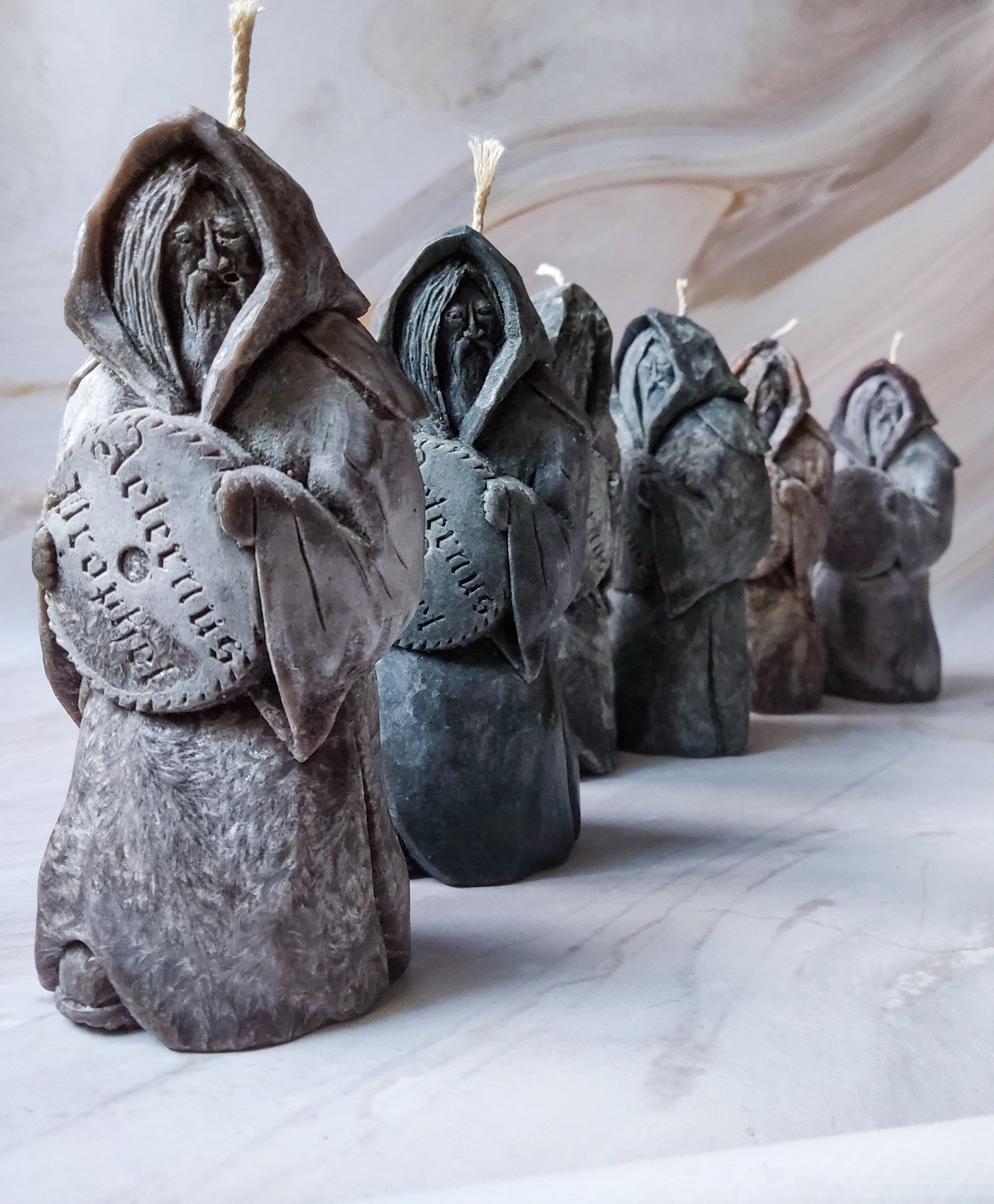 Black Metal Candle, Black Metal Monk Candle, Monk Death Metal Candle ...