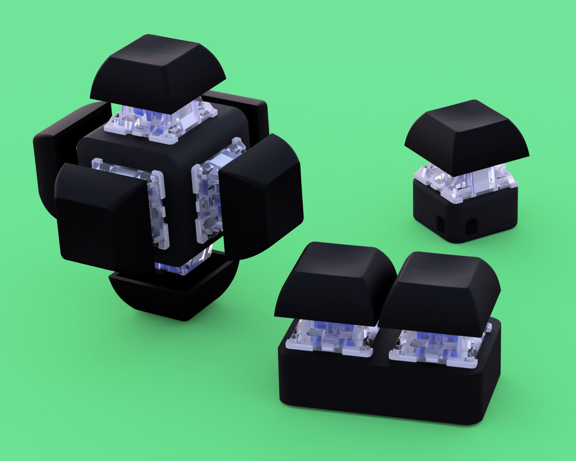 3 Pack Mechanical Key Fidget Clicker Set - Etsy