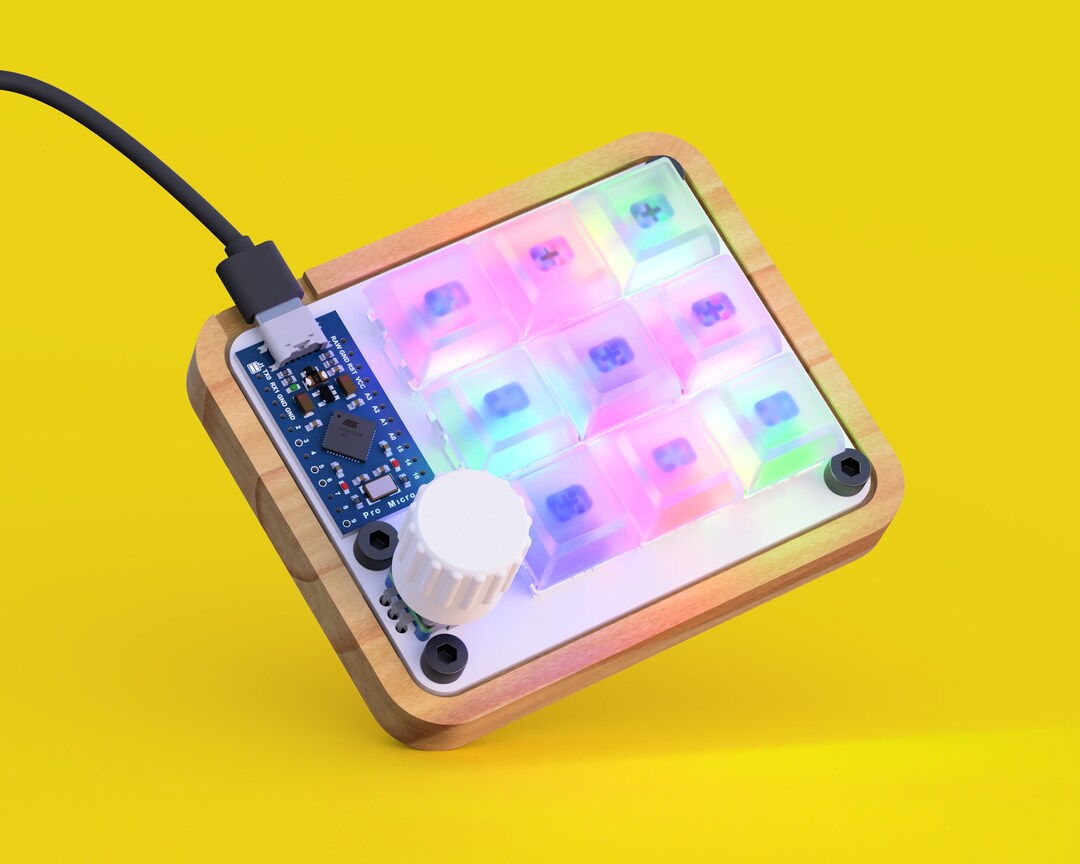 Maple Wood 9 Key Hotswap Mech Macropad qmk/vial Easily - Etsy