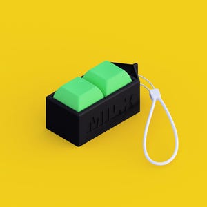 Milk Keyboard Fidget Keychain - Etsy