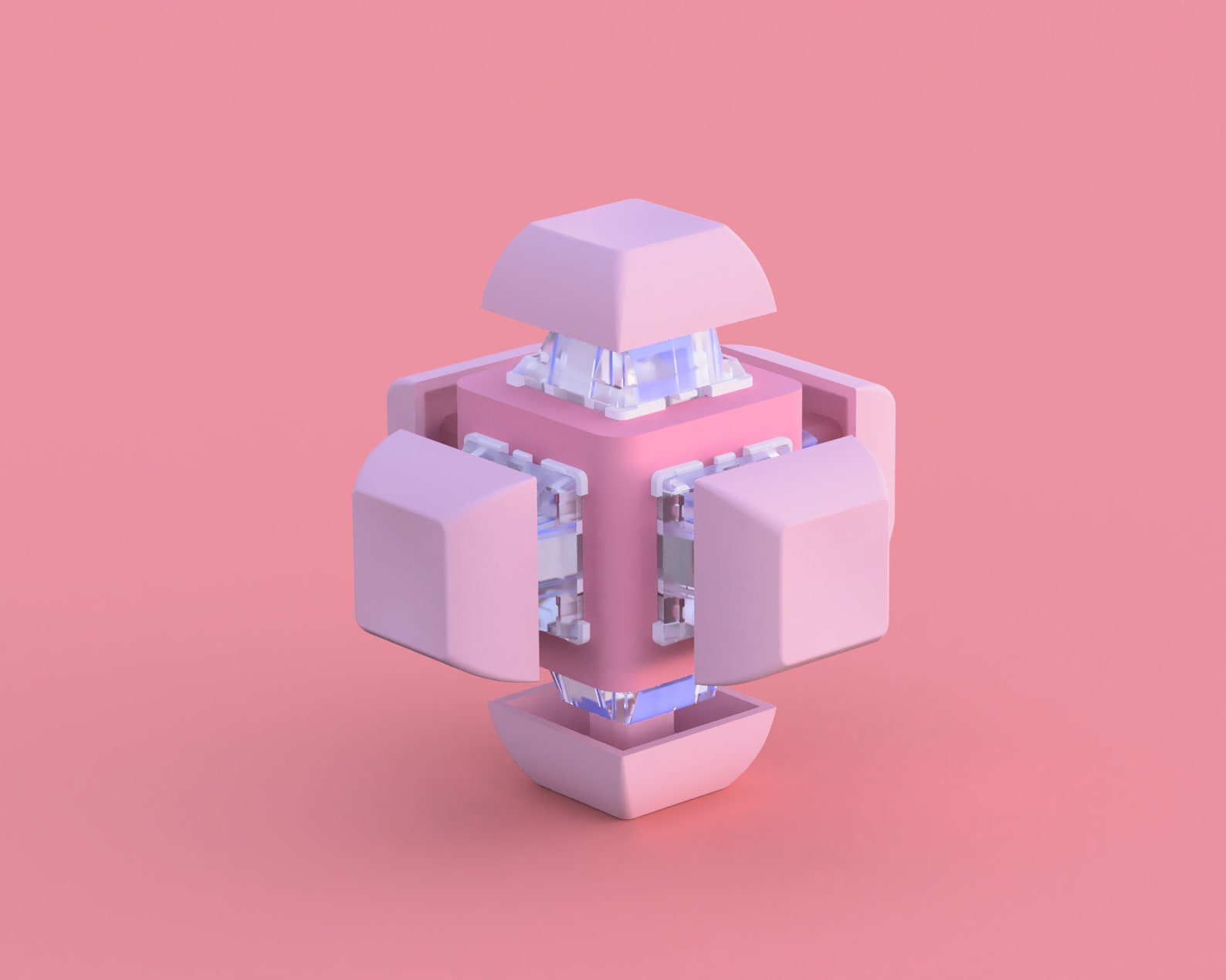 All Pink Mechanical Fidgets - Etsy UK