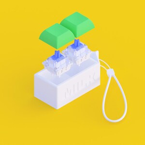 Milk Keyboard Fidget Keychain - Etsy