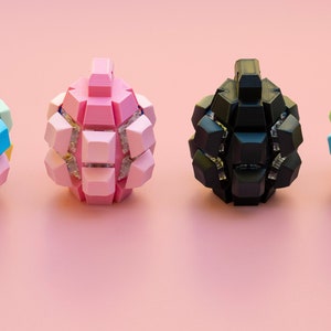 Pink Mechanical 10 Key Grenade Fidget - Etsy
