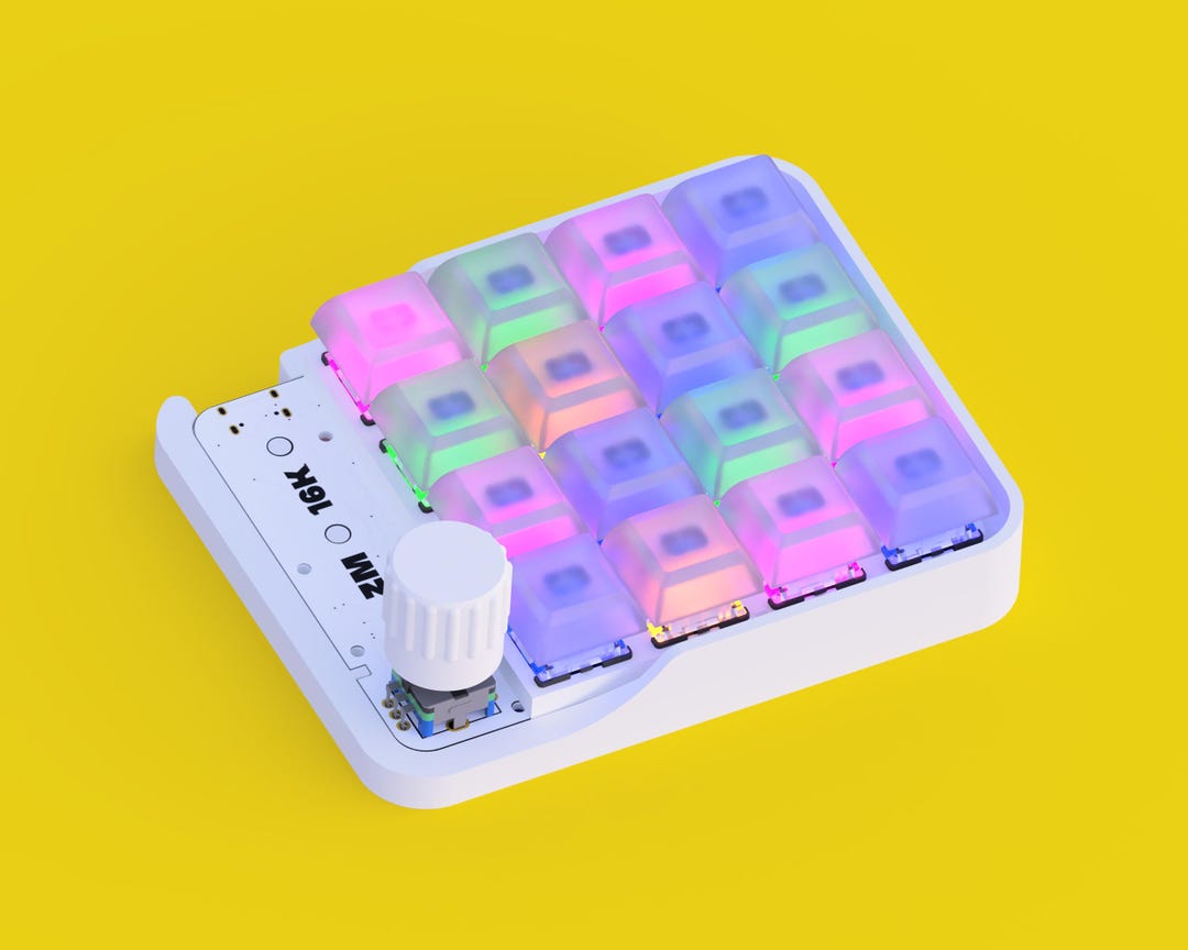 ZM16K V2 - W/ Dial Hotswap Mech Macropad -- (qmk/vial) Easily ...