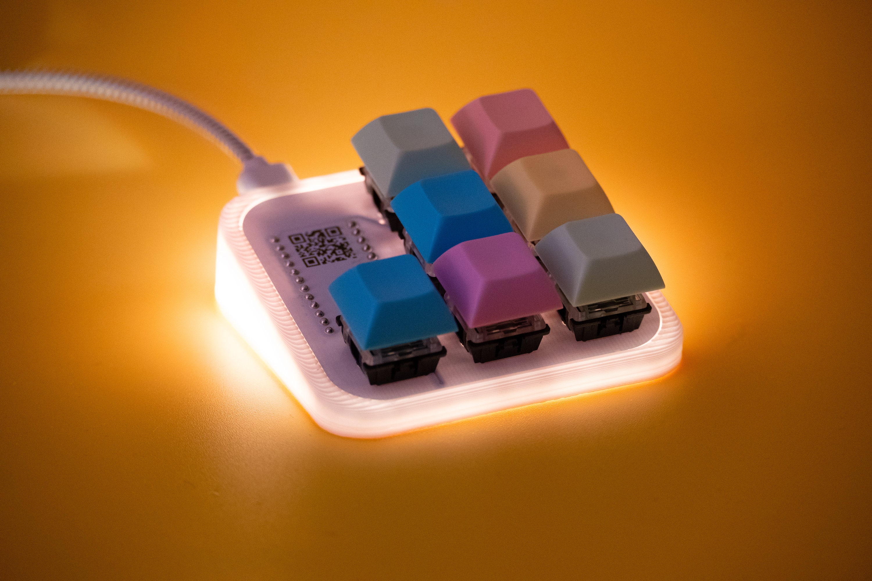 ZMK 7 Hotswap & RGB Underglow Mechanical Macropad - Etsy