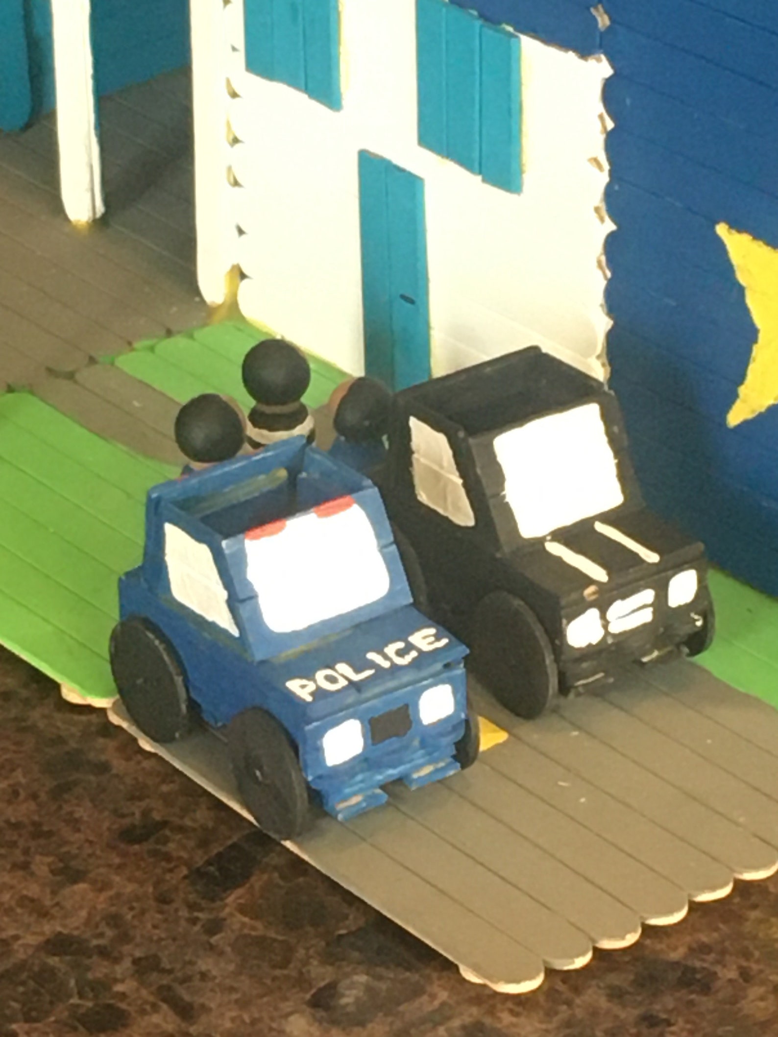 Craft Stick City - Building 2 - Police Department Instruction Manual - Etsy
