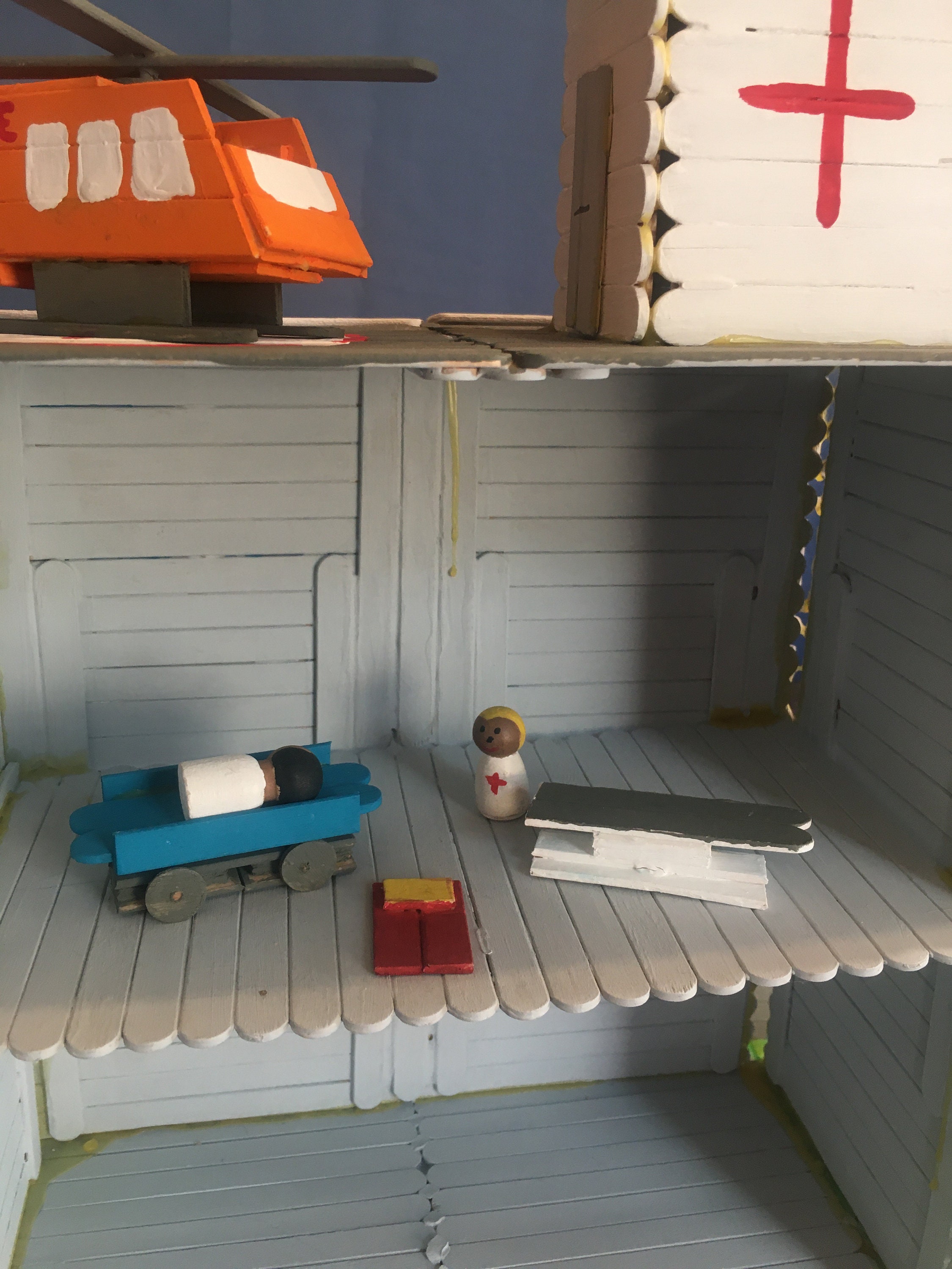Craft Stick City - Building 04 - Hospital Instruction Manual - Etsy