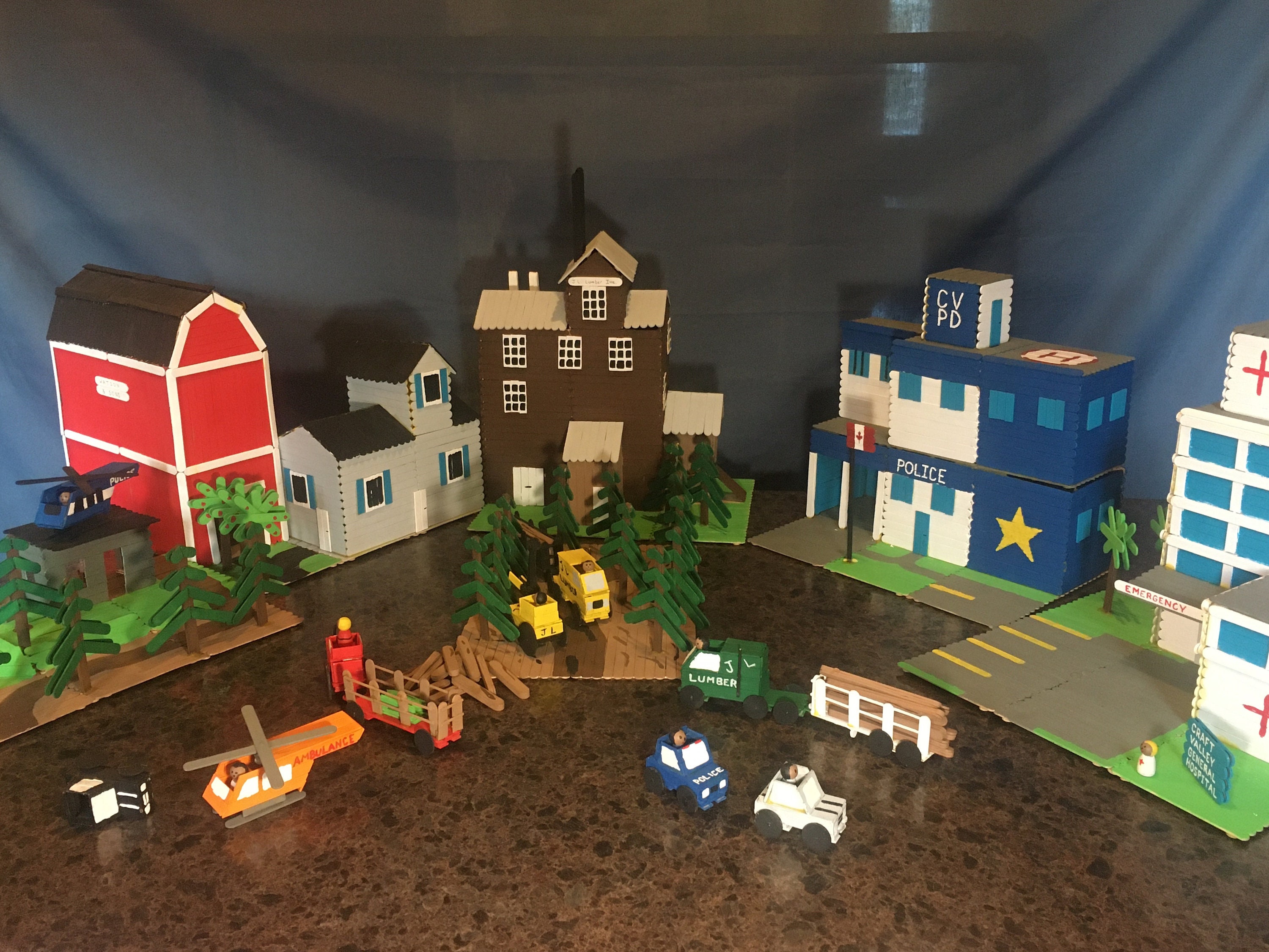 Craft Stick City - Building 04 - Hospital Instruction Manual - Etsy