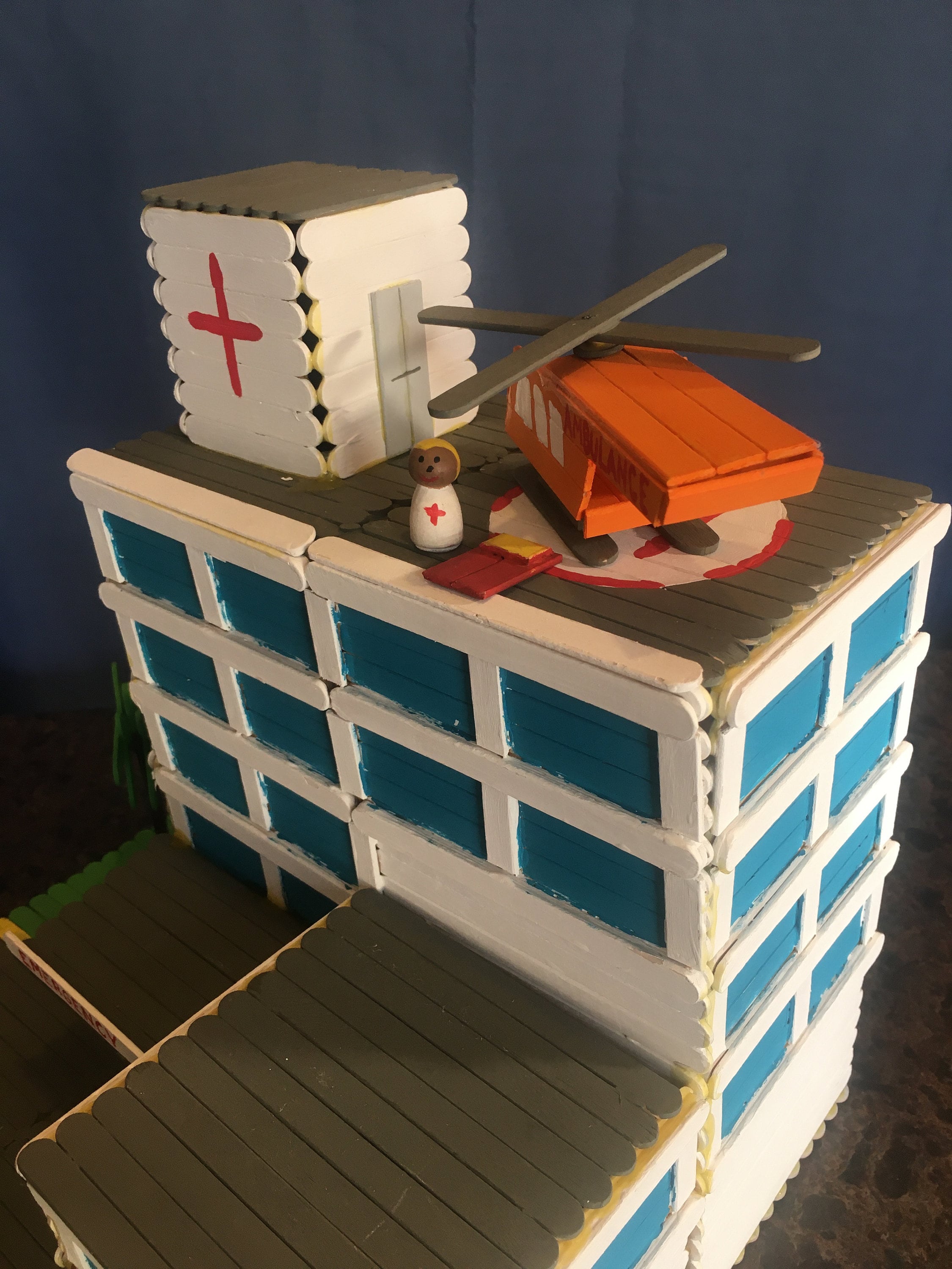 Craft Stick City - Building 04 - Hospital Instruction Manual - Etsy