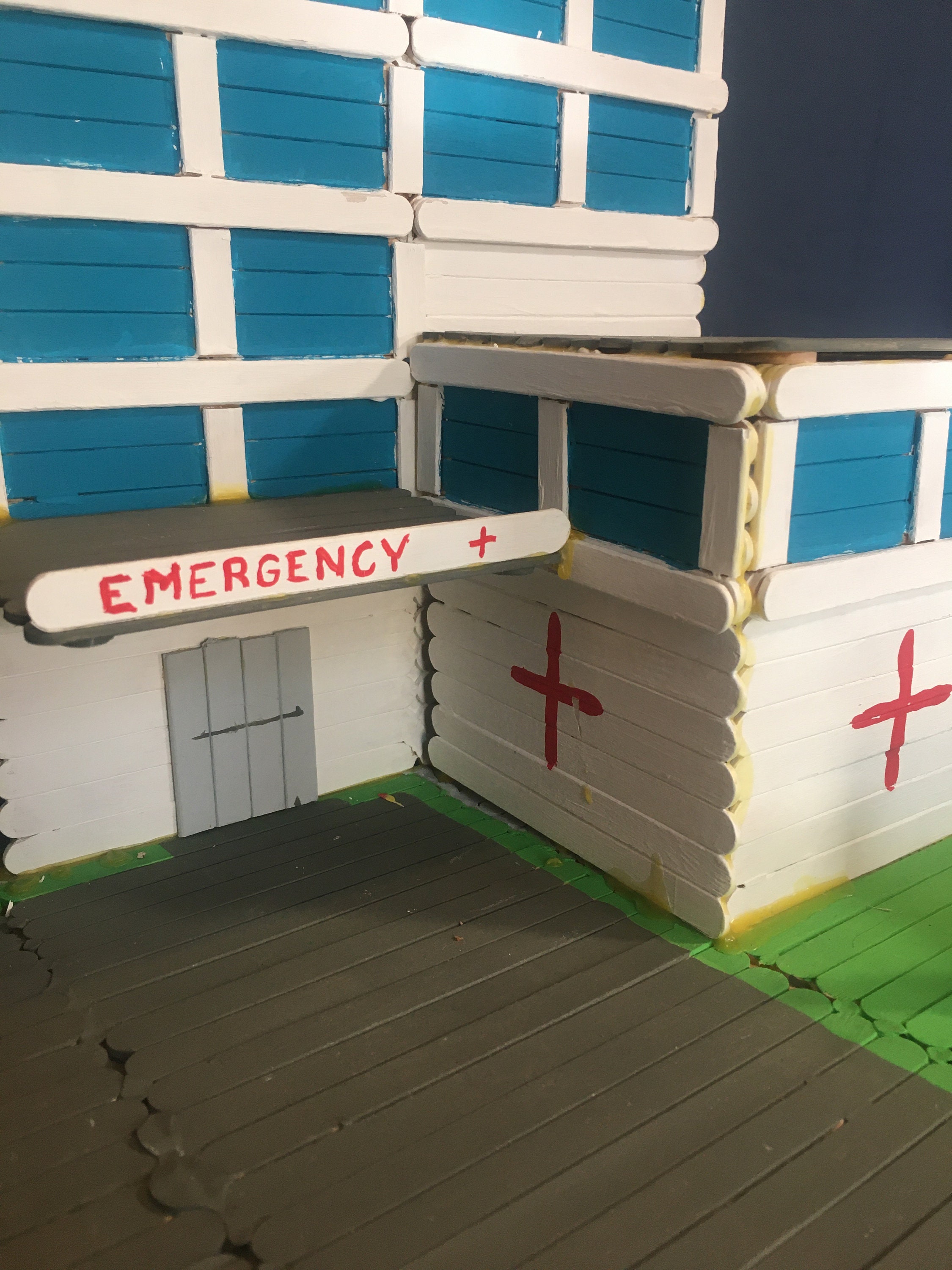 Craft Stick City - Building 04 - Hospital Instruction Manual - Etsy