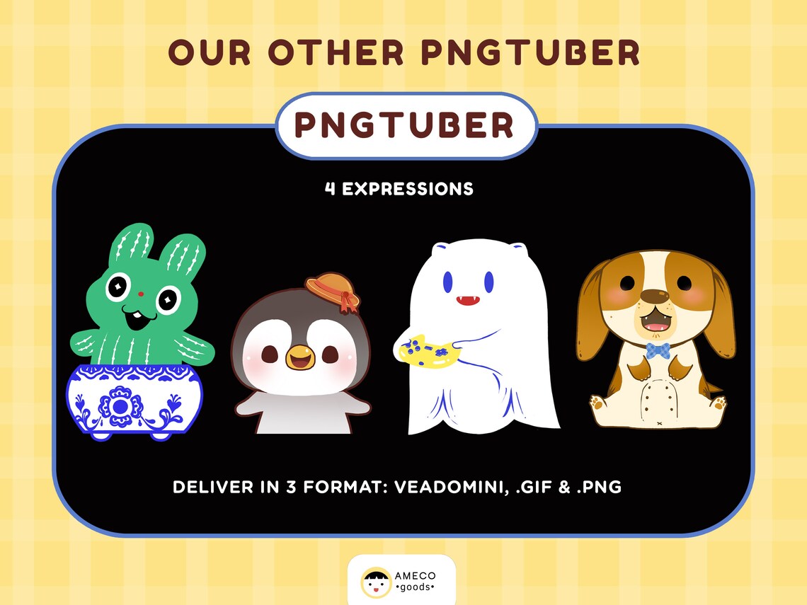 Pngtuber Puppy Premade Vtuber Cute Dog Pngtuber Cute Puppy Twitch ...