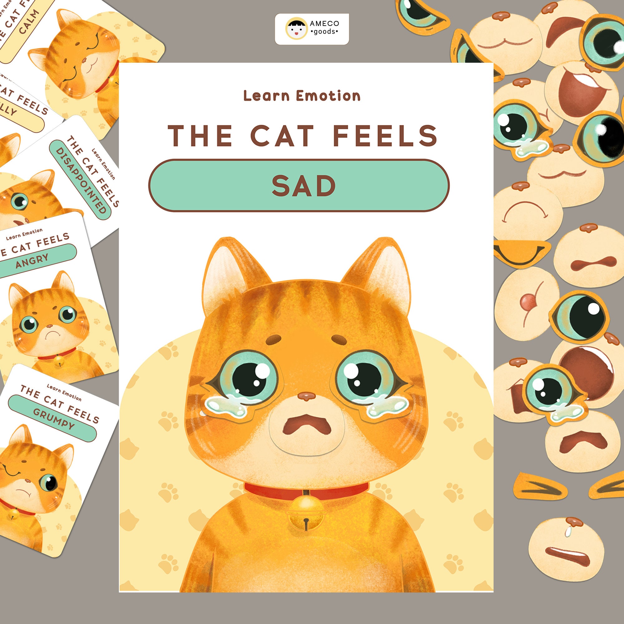 Emotions and Feelings Printable Activity Fun Activity Sheet Preschool ...