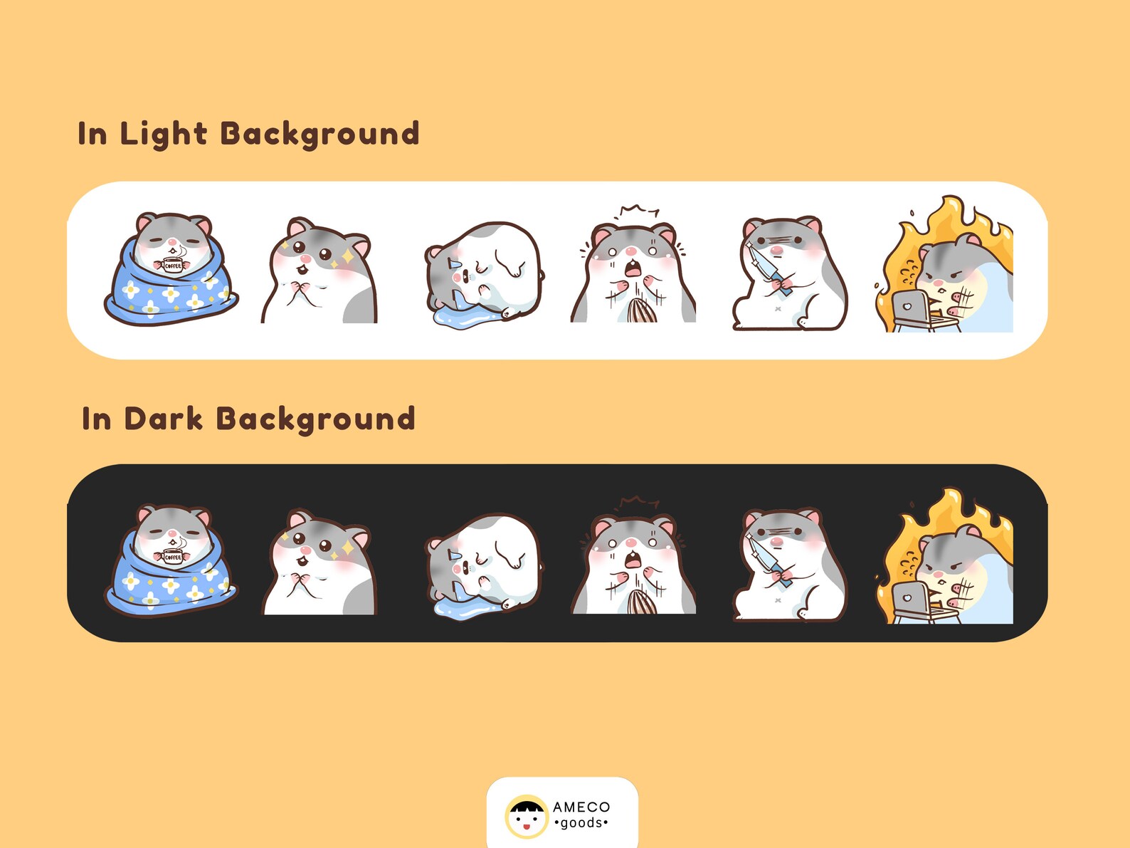Twitch Emotes Animal Hamster Discord Emotes Cute PNG Sticker Hamster ...