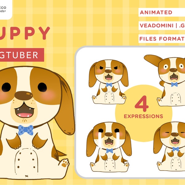 Vtuber Puppy Avatar - Etsy