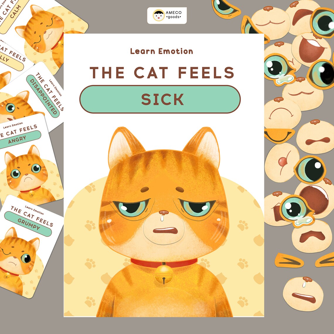 Emotions and Feelings Printable Activity Fun Activity Sheet Preschool ...