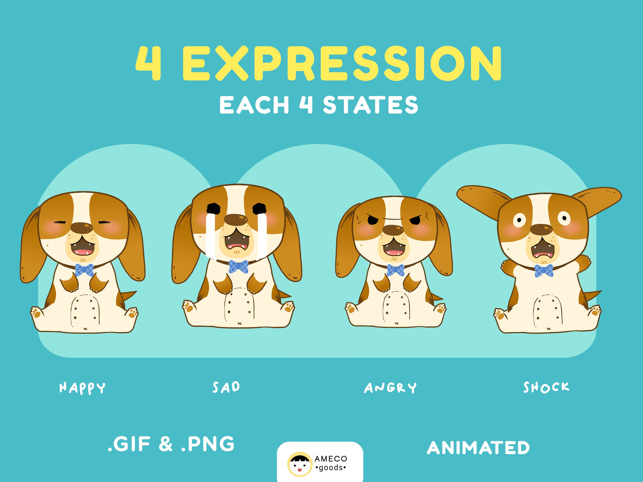 Pngtuber Puppy Premade Vtuber Cute Dog Pngtuber Cute Puppy Twitch ...