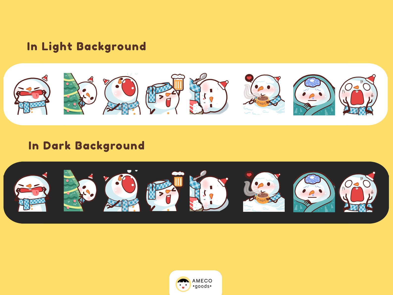 Snowman Twitch Emotes Cute Xmas Discord Emotes Cute PNG Sticker ...
