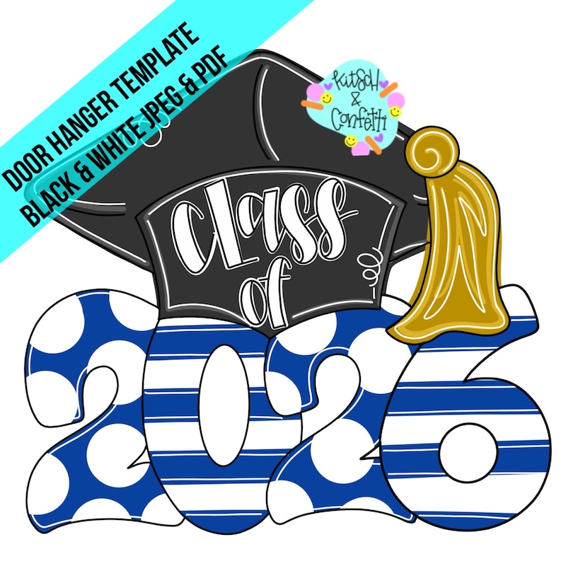 Class of 2026 Wreath - Etsy