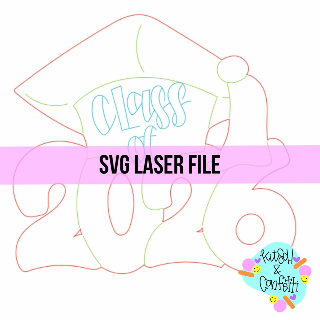 SVG: Graduation Door Hanger SVG, Class of 2026 Sign SVG - Etsy