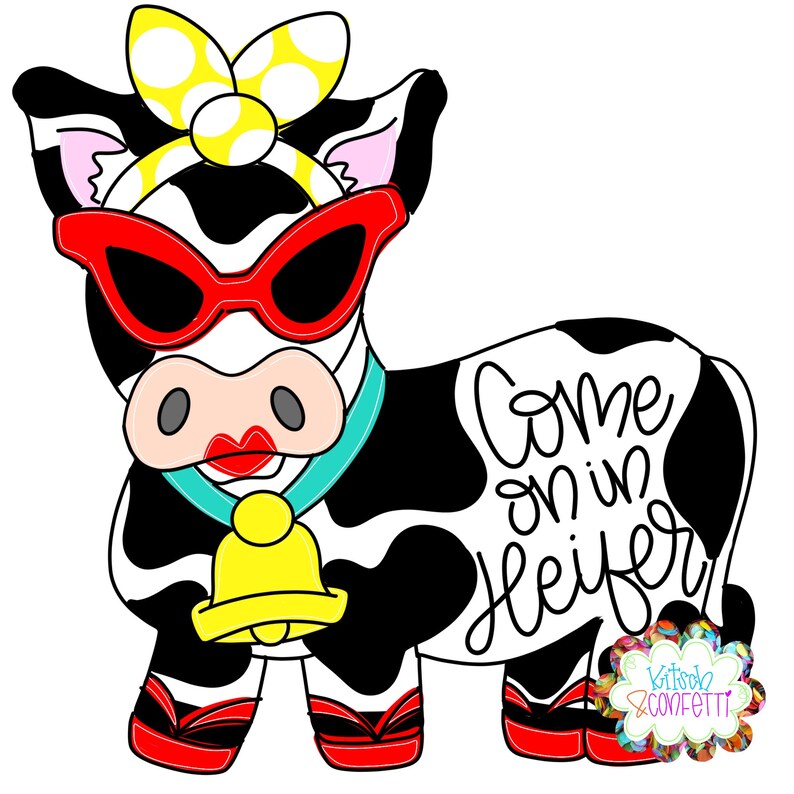 TEMPLATE: Sassy Cow Door Hanger Template Heifer Door Hanger - Etsy