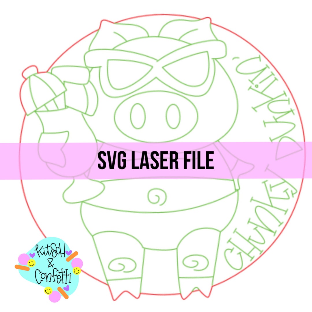 SVG: Chunky Dunkin Door Hanger SVG, Summer Door Hanger SVG, Pool Door ...