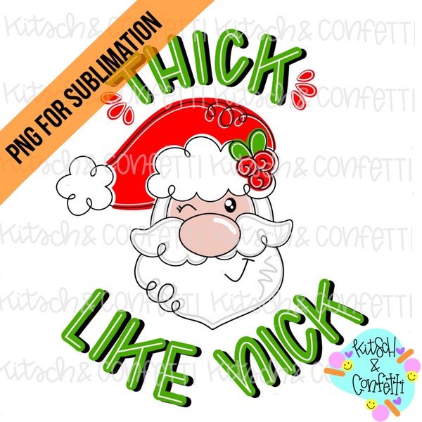 Thick Like Nick Png - Etsy