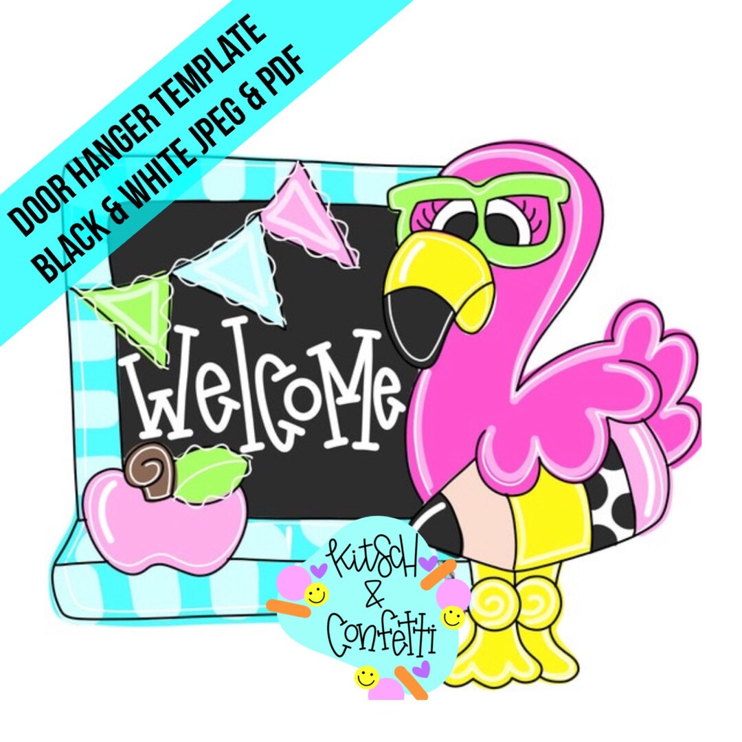 TEMPLATE: Teacher Door Hanger Template, Classroom Door Hanger Template ...