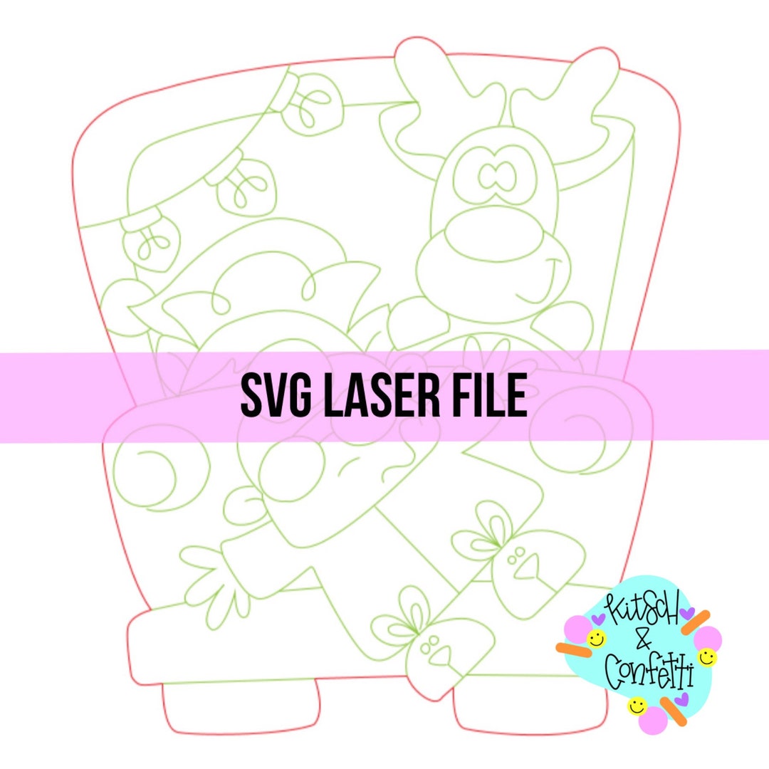 Svg Christmas Door Hanger Svg Christmas Sign Svg Etsy