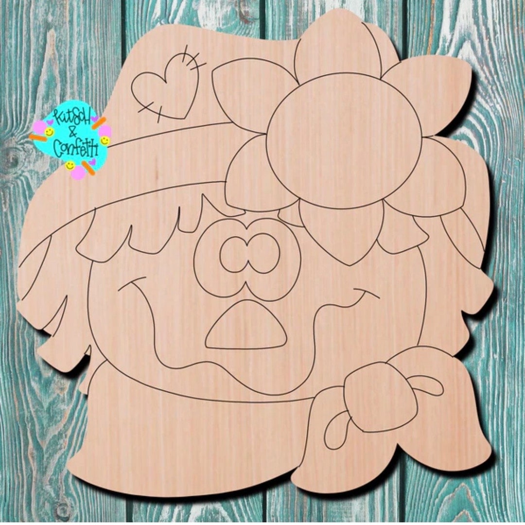 BLANK: Fall Wooden Cutout, Scarecrow Wooden Cutout - Etsy
