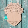 TEMPLATE: Spring Door Hanger Template, Spring Bee Door Hanger Template ...