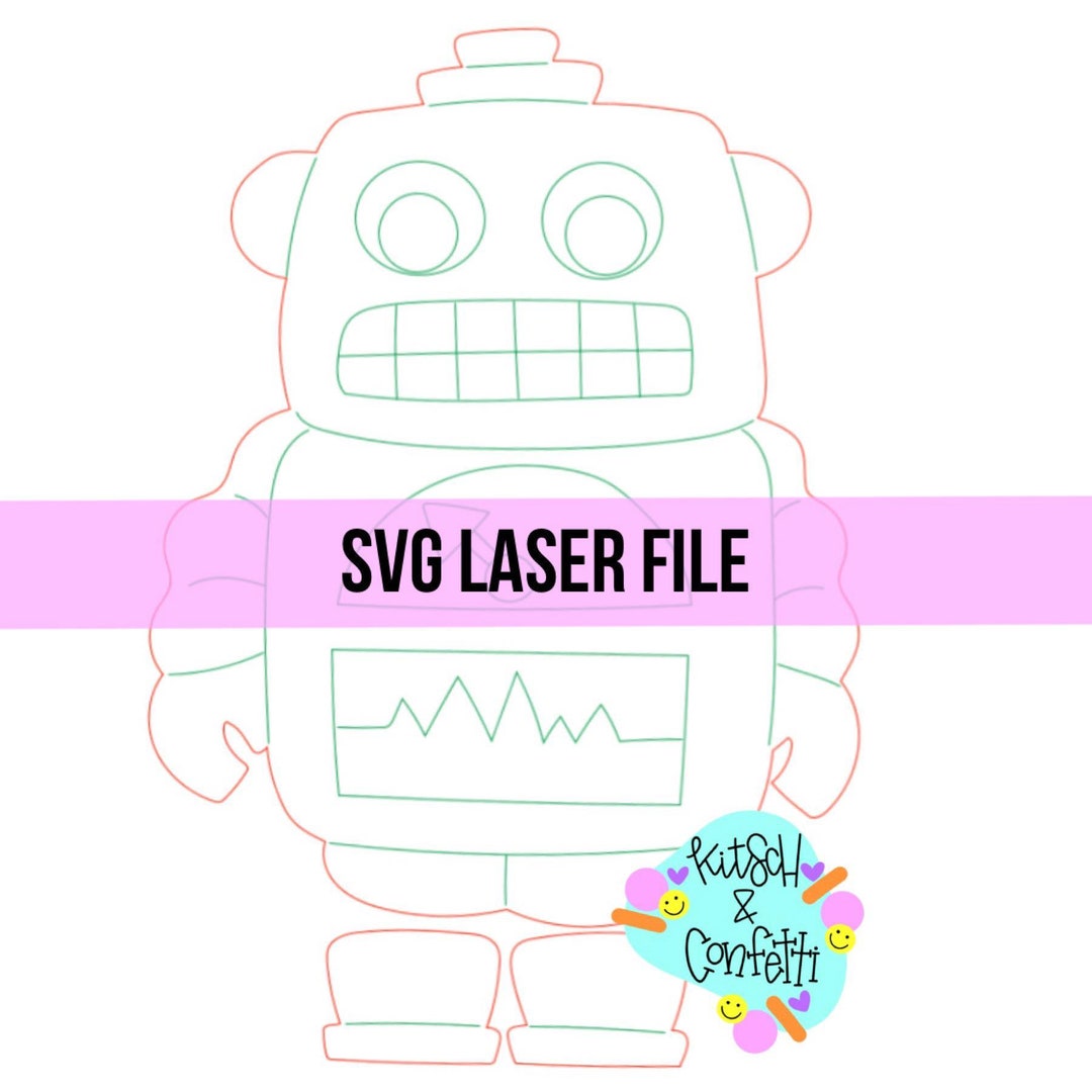 SVG: Robot SVG, Robot Door Hanger SVG - Etsy