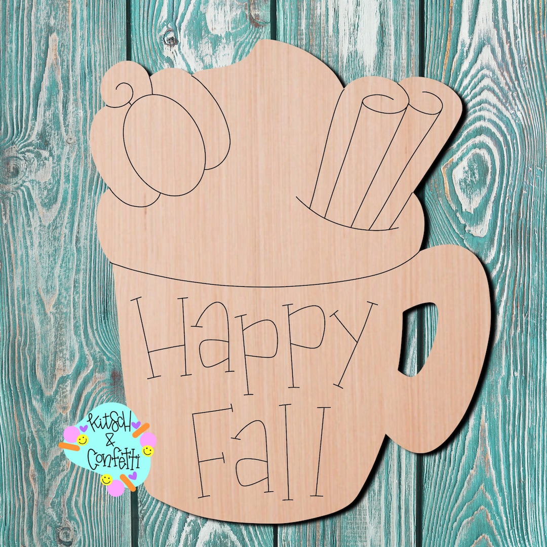 BLANK: Fall Wooden Cutout, Pumpkin Wooden Cutout - Etsy