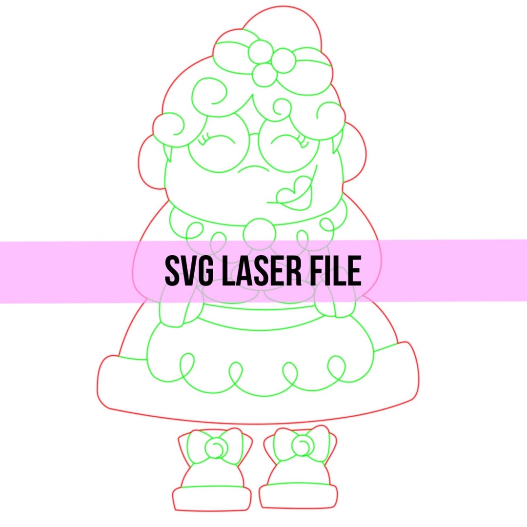 Svg Christmas Door Hanger Svg Santa Svg Mrs Claus Svg Etsy