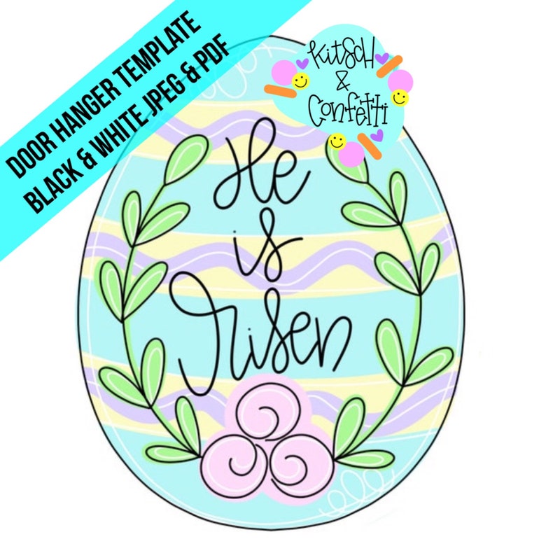 Easter Door Hanger - Etsy