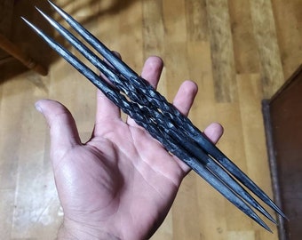 Hand Forged Target Spikes Double Points - Etsy