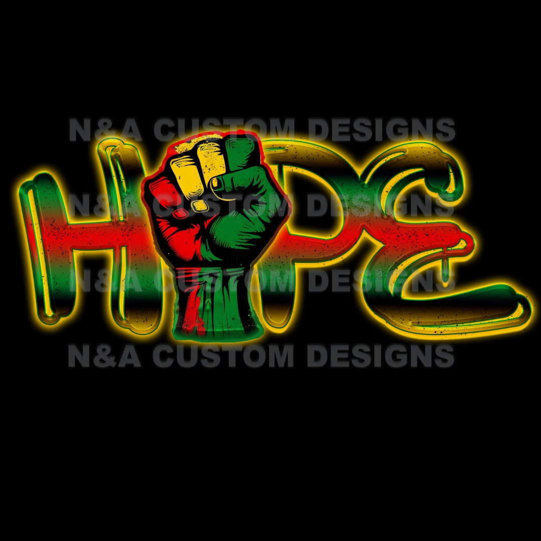 Hope- Black History, Juneteenth, for Sublimation, DTF, HTV, PNG - Etsy