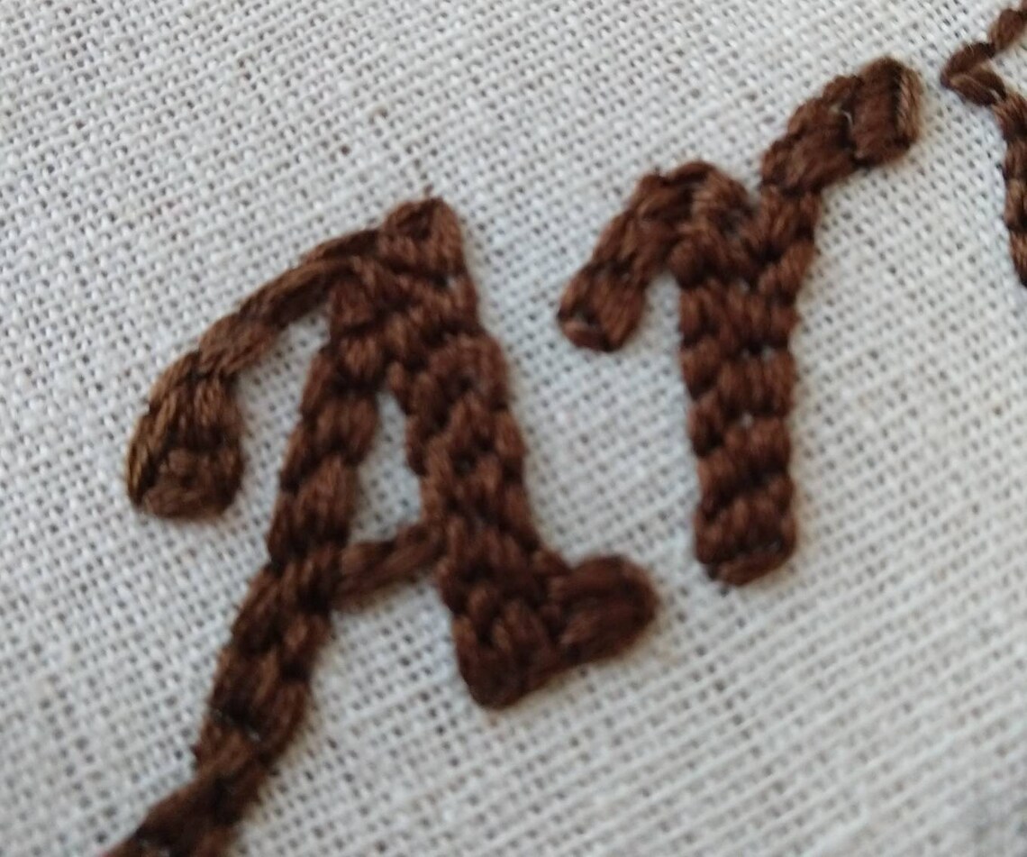 Customized name and date embroidery Floral hoop arthand | Etsy