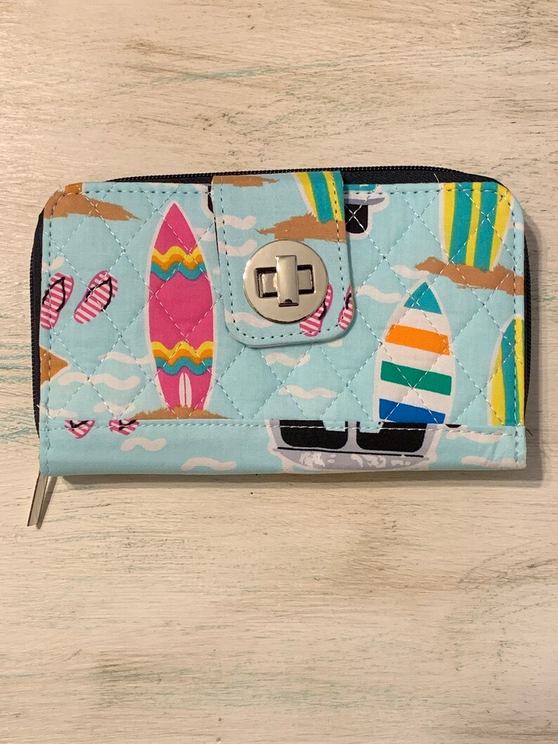 Surf Board Wallet Organizer Surf Board Wallet Ocean Wallet | Etsy