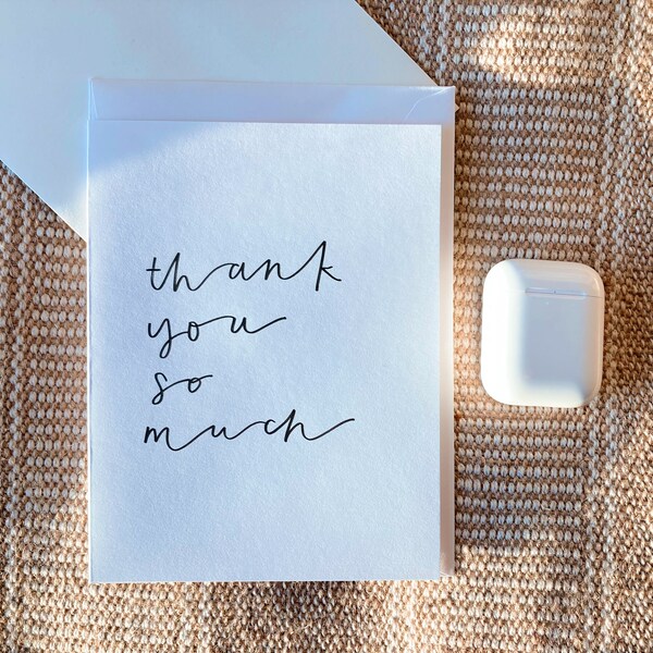 Thank You Very Much - Etsy