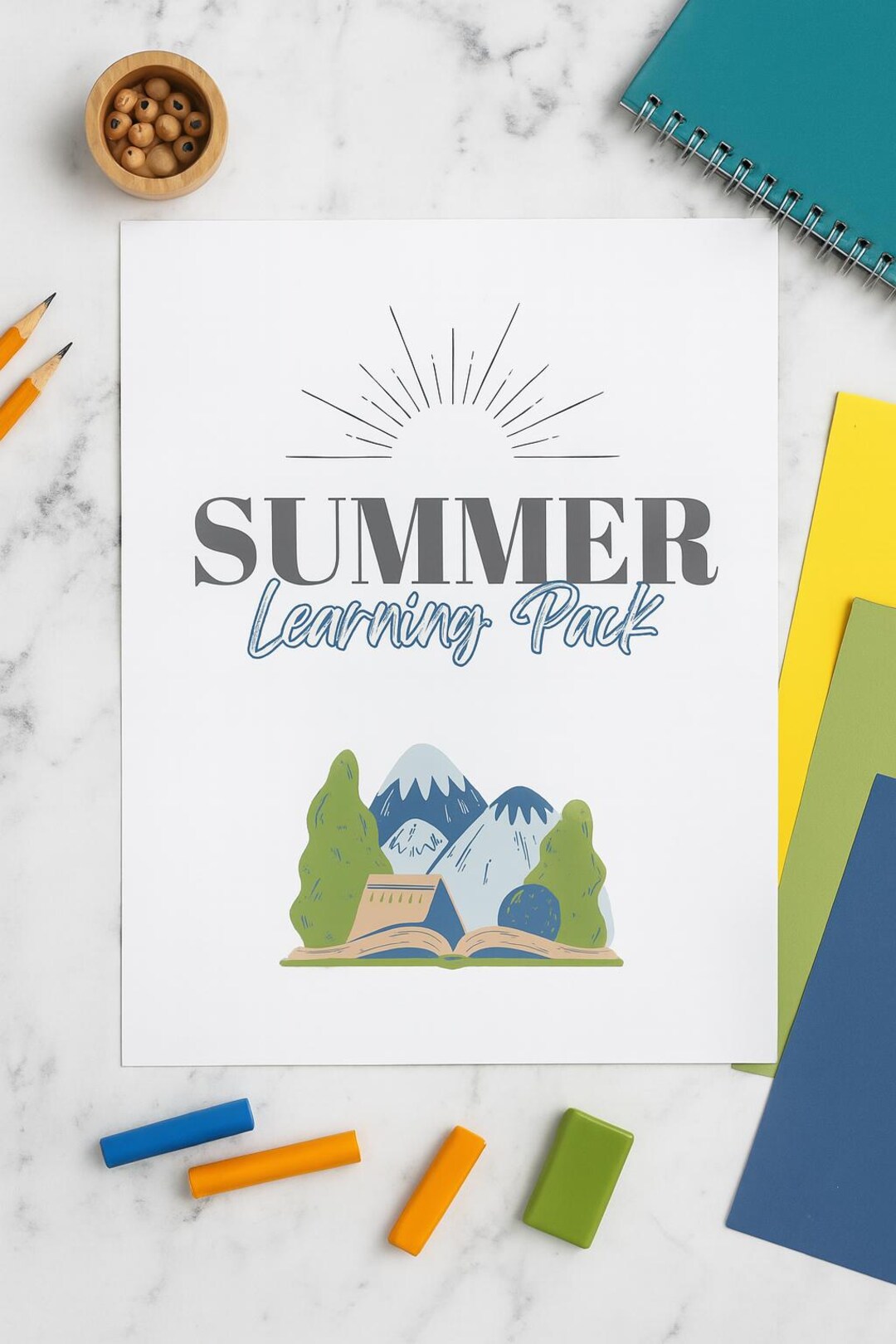 Summer Learning Pack, Printable Summer Pack, Make Summer Fun, Printable ...