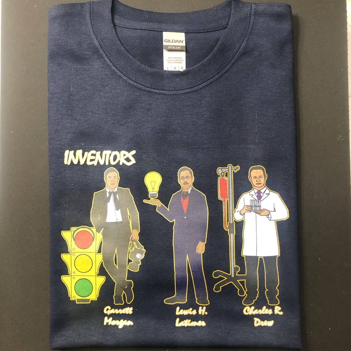 African-american Inventors Graphic T-shirt - Etsy