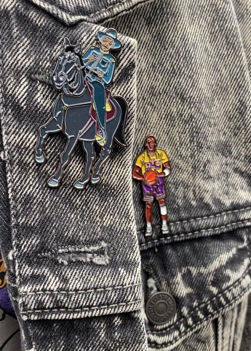 Greek Enamel Pin - Etsy